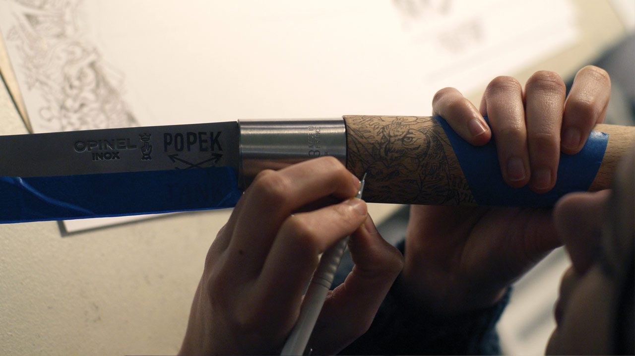 Opinel, Artist Series - Tank & Popek