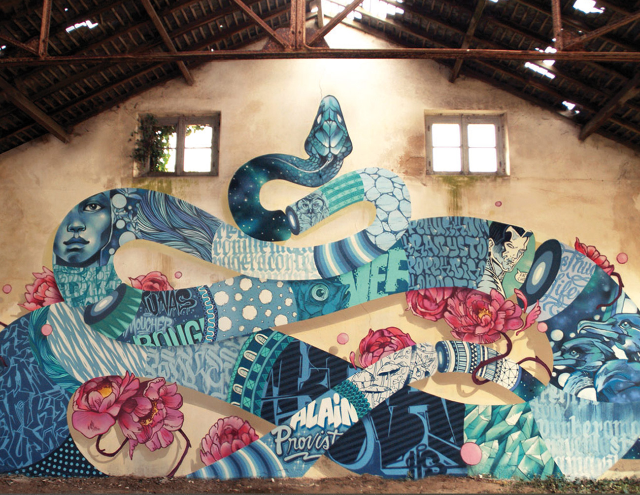 Tribal Snake - Tank & Popek